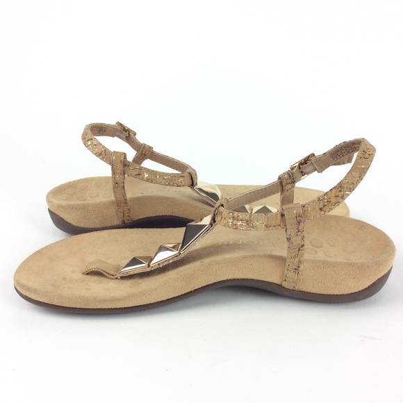Vionic | Shoes | Vionic Womens Nala Studded Tstrap Sandals | Poshmark